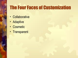 Mass Customization | PPT
