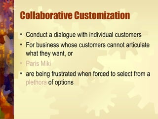 Mass Customization | PPT
