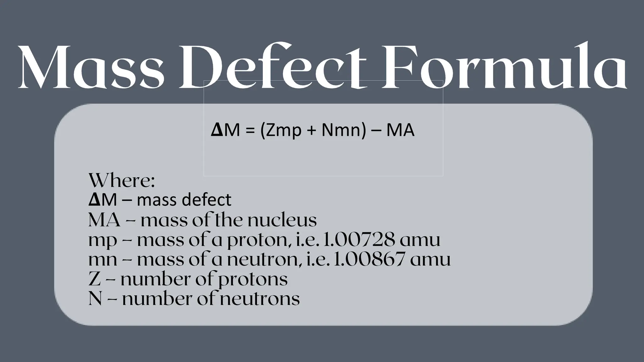 Mass-Defect-and-Binding-Energy-Dela-Cruz-REyna-Mae.pptx