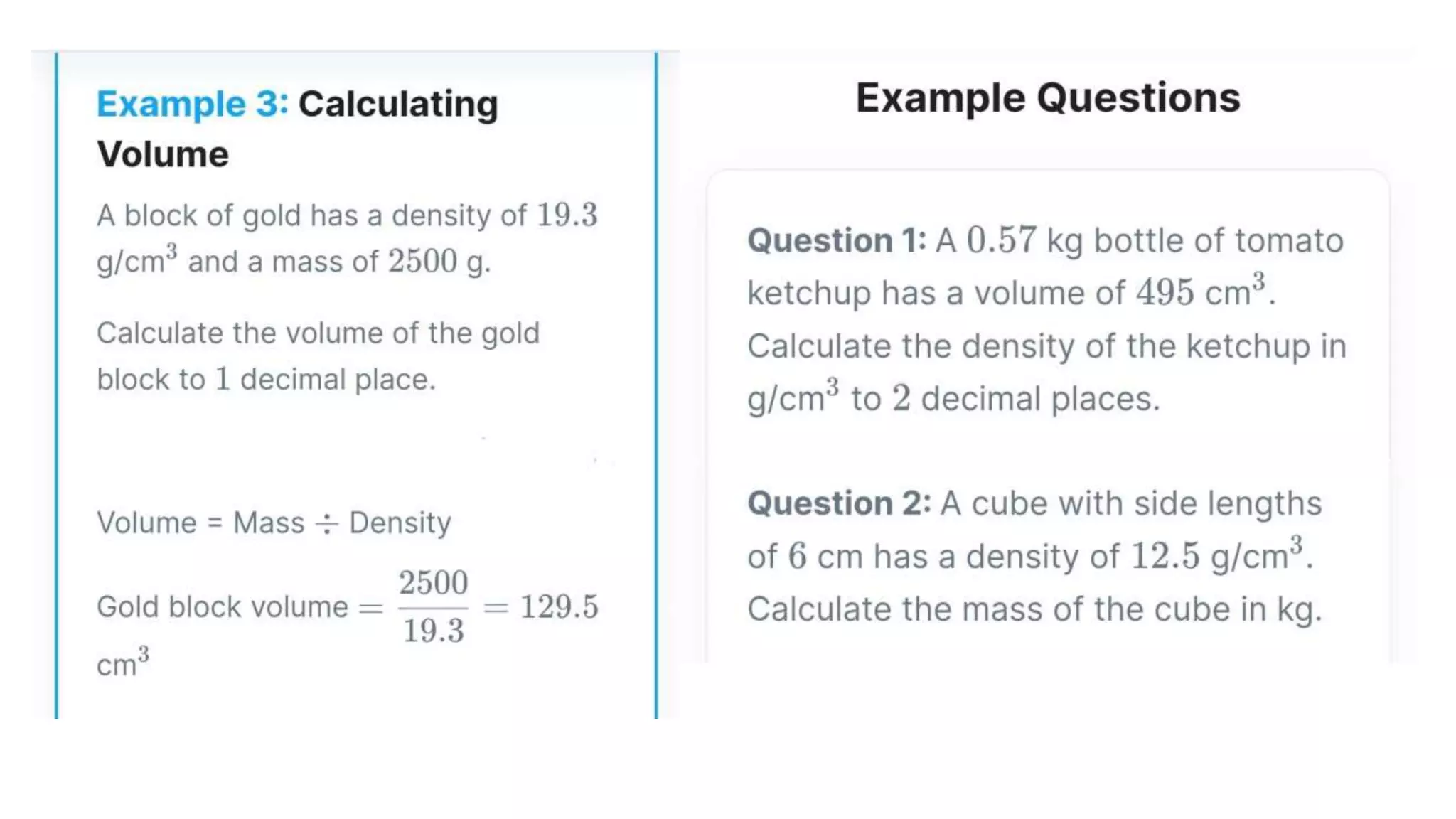 FS Maths Level 2 - 10th June, 2023 (Plans, elevation, mass+density ...