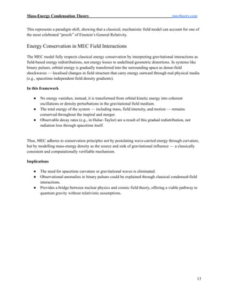 Mass-Energy Condensation Theory Daniel Diosi.pdf