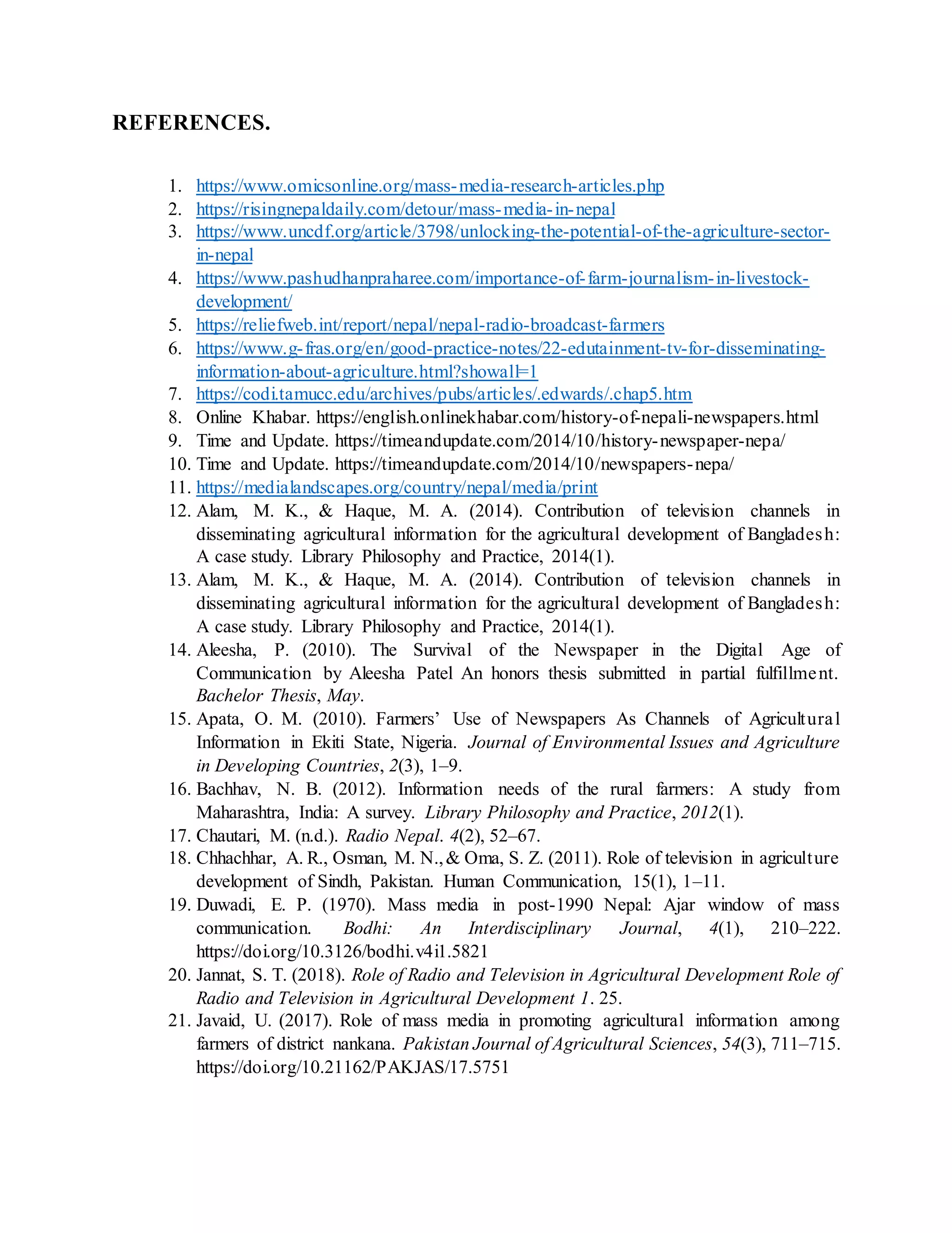 Mass media -communication | DOCX