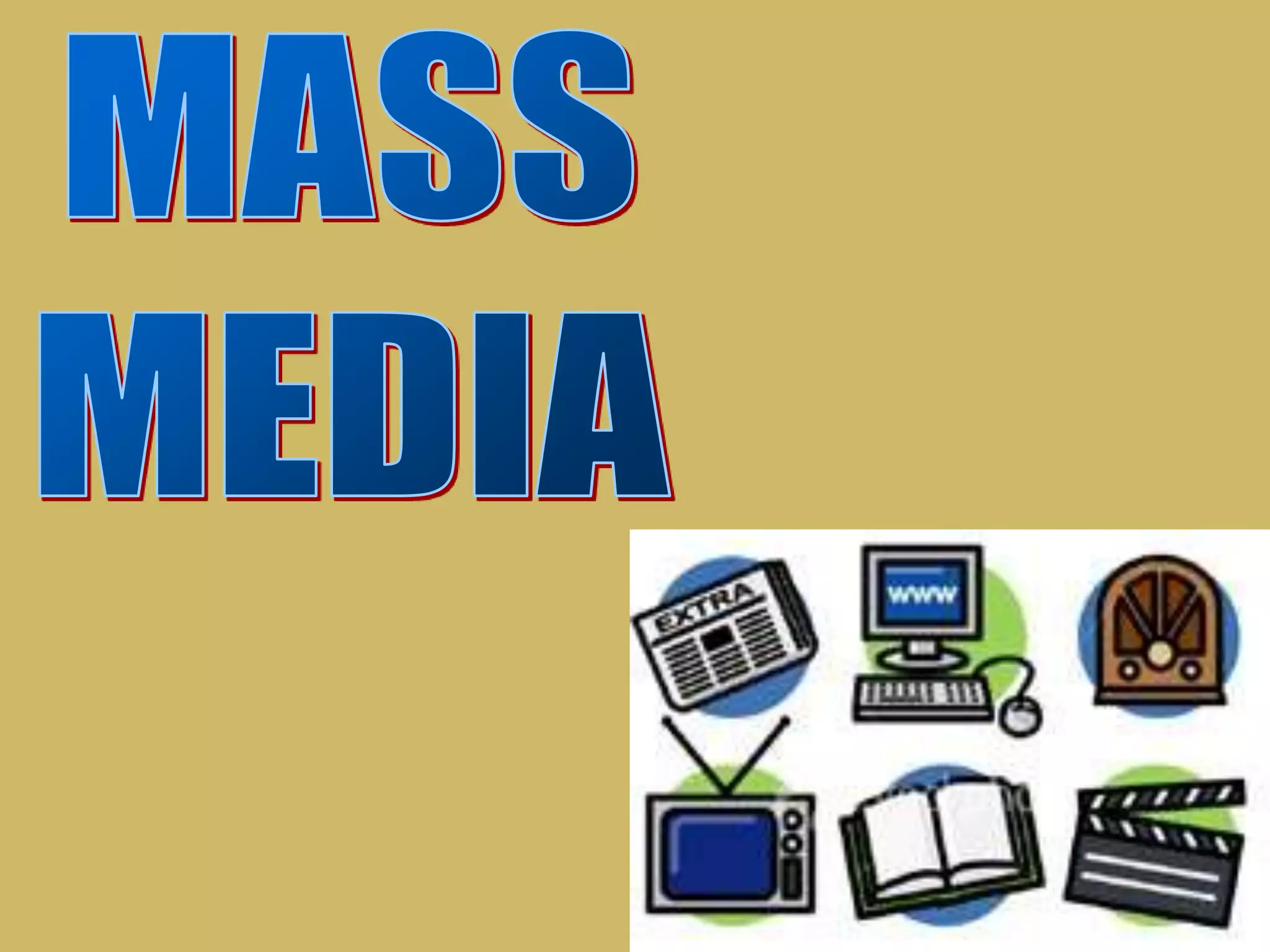 Mass media-reading-comprehension-exercises 43804 | PPT