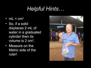 mass, volume, weight and density | PPT