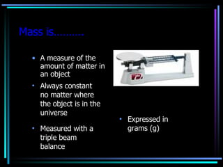 Mass vs. Weight & Inertia | PPT
