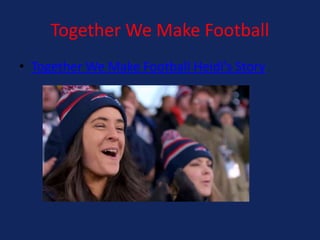 Mass 11 presentation - NFL & Female Viewership | PPTX