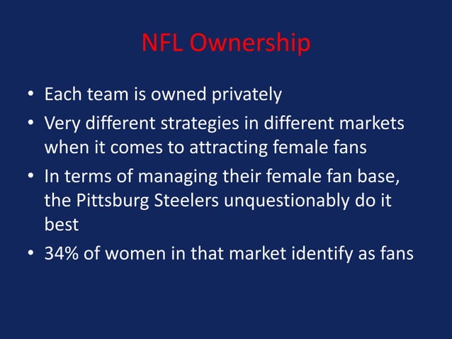Mass 11 presentation - NFL & Female Viewership | PPT