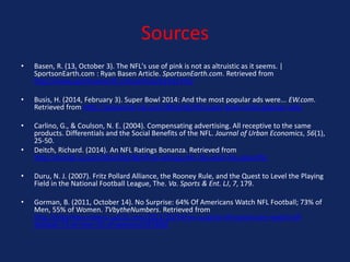 Mass 11 presentation - NFL & Female Viewership | PPTX