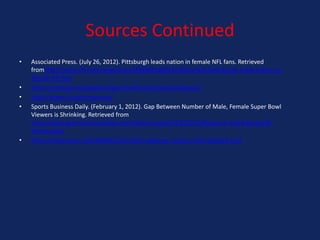 Mass 11 presentation - NFL & Female Viewership | PPTX