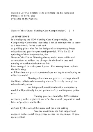 Massachusetts Nurse of the FutureNursing Core Competencies©.docx