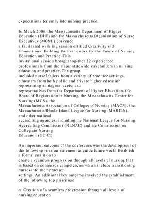 Massachusetts Nurse of the FutureNursing Core Competencies©.docx