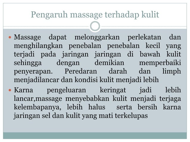 Massage | PPTX