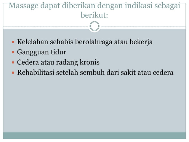 Massage | PPTX
