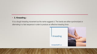 Massage and types.pptx | First Aid | Injuries