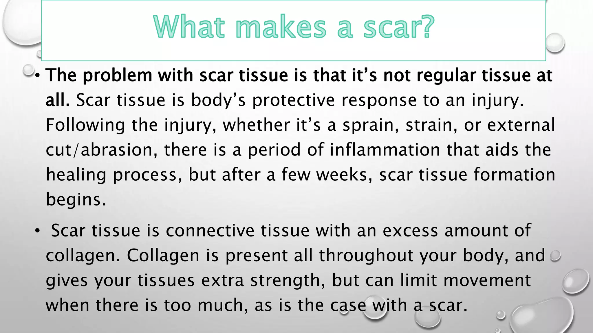 Scar tissue & Massage | PPTX