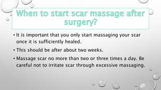 Scar tissue & Massage | PPTX