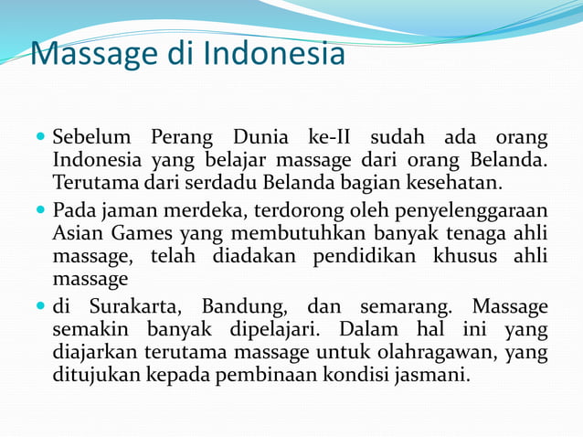 Apa itu Massage ? | PPTX