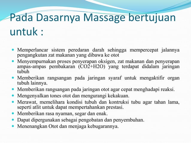 Apa Itu Massage Ppt