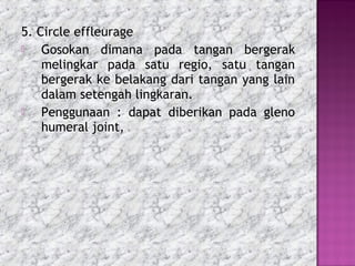 Massage pada lengan atas | PPT