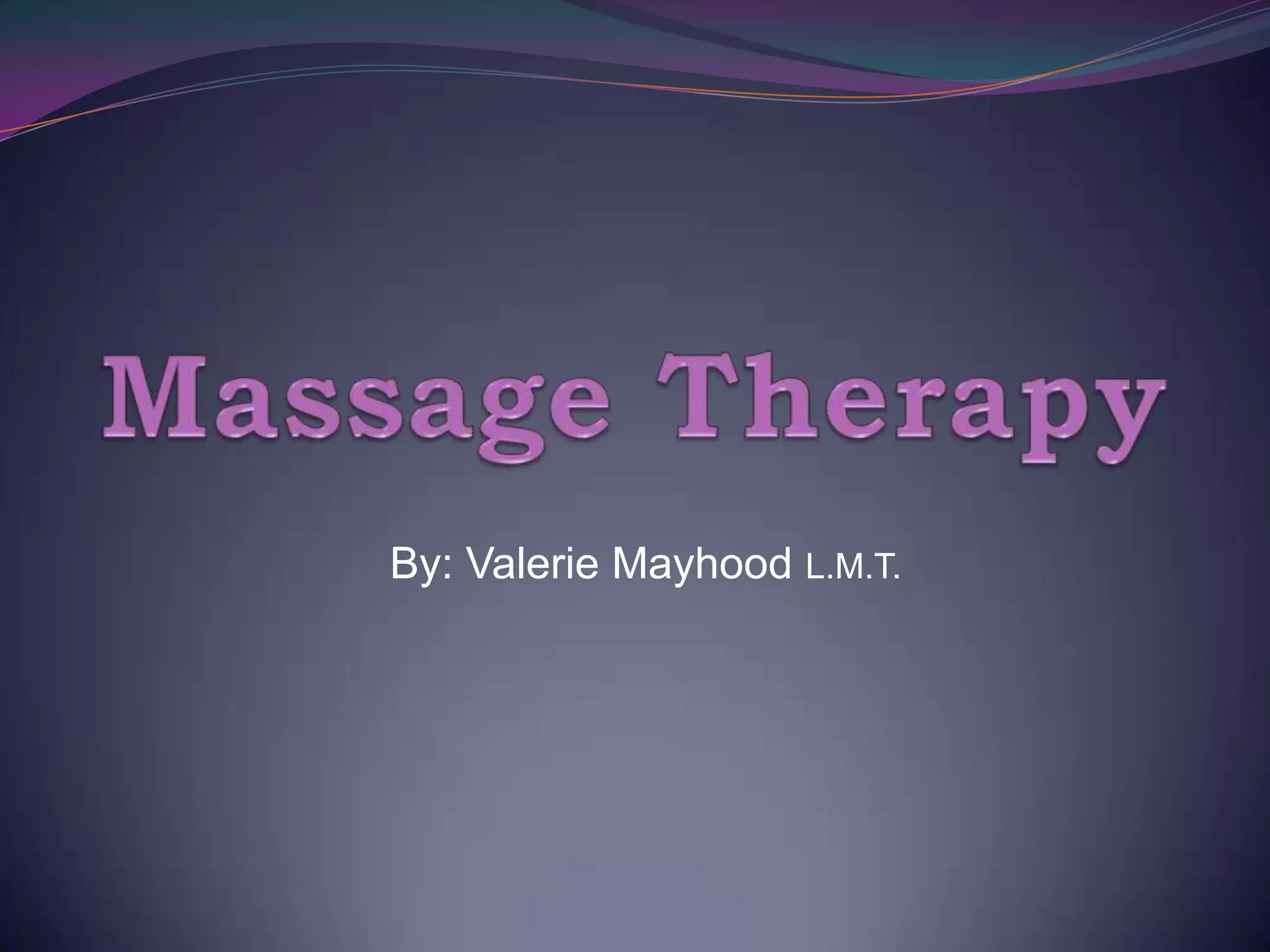Massage power point | PPTX