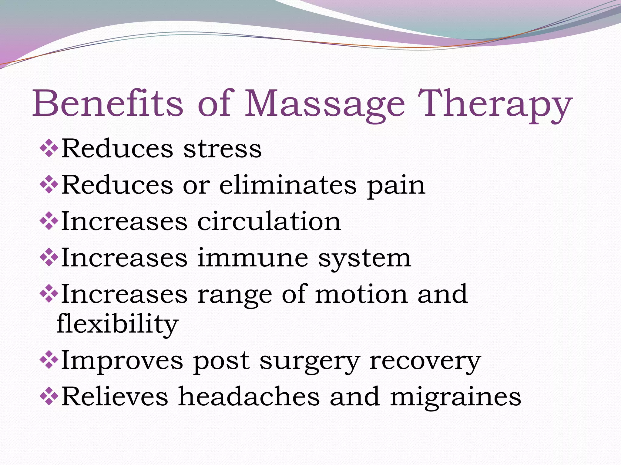 Massage power point | PPTX