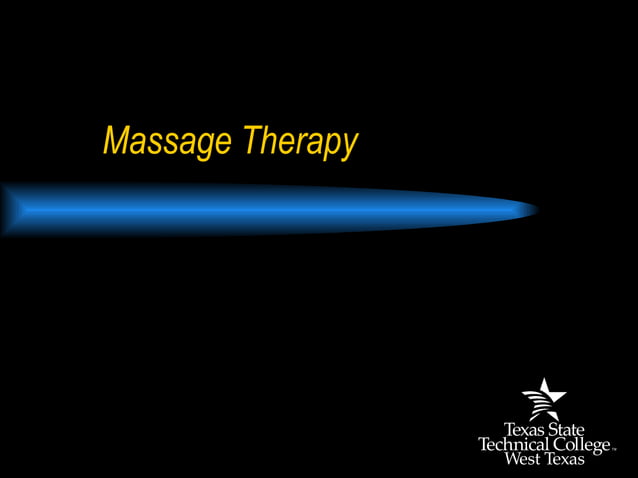 Massage therapy | PPT