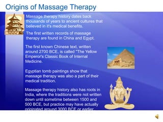 Massage therapy | PPTX