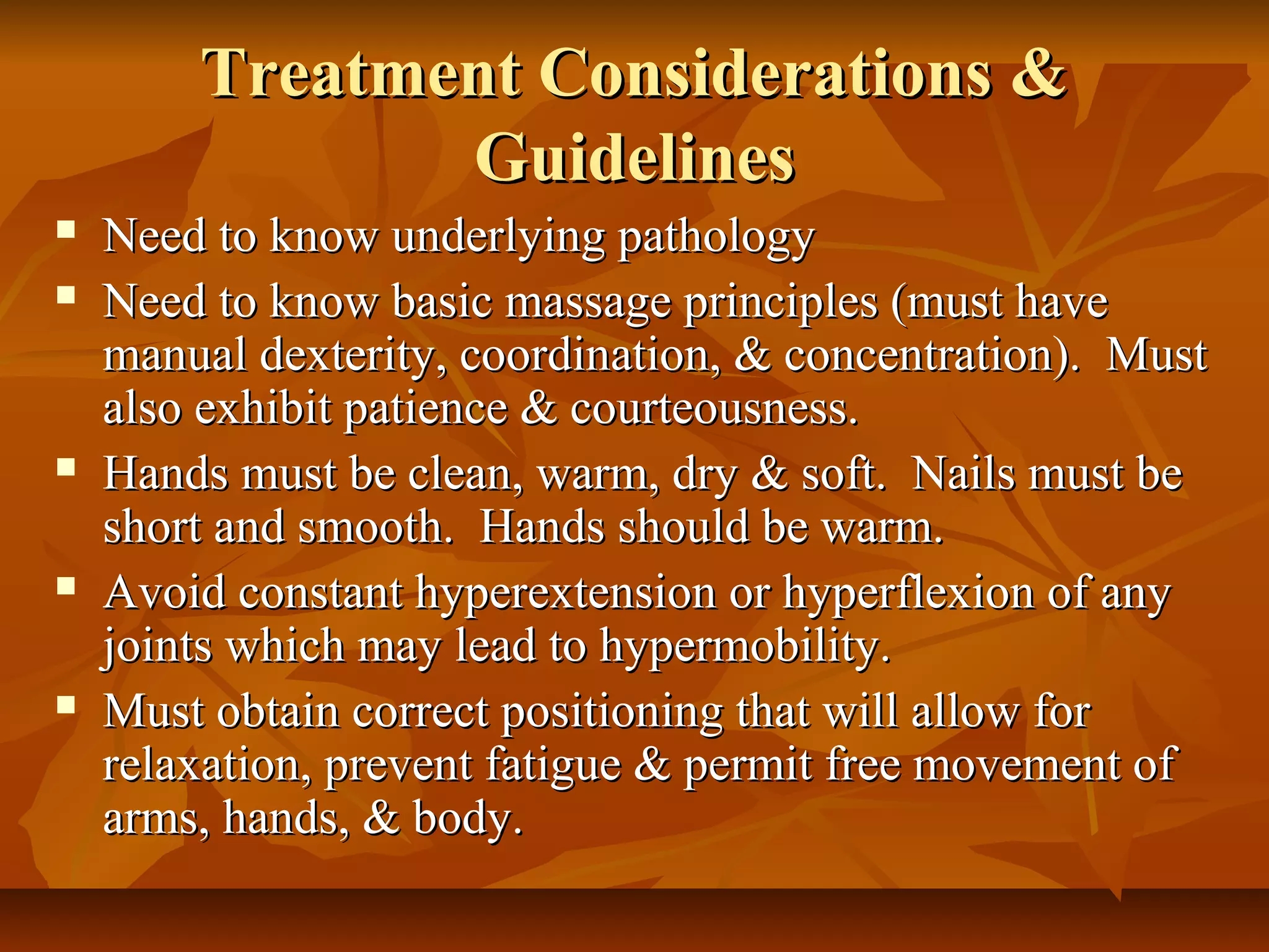 Massage therapy (2) | PPT