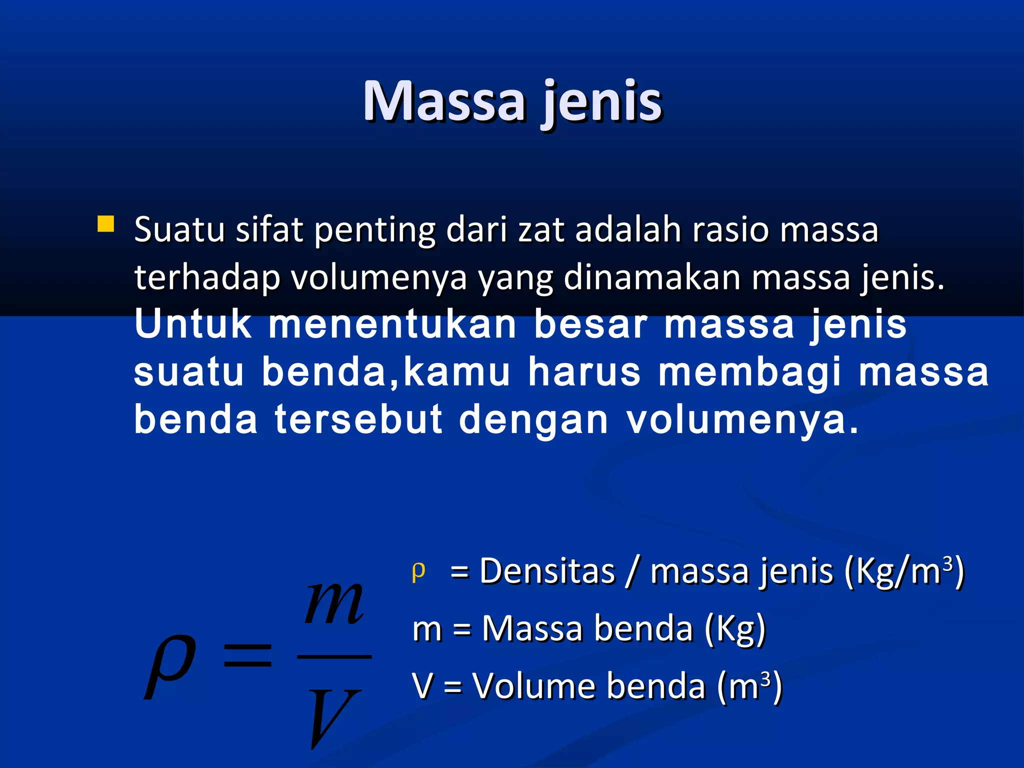 Massa jenis | PPT