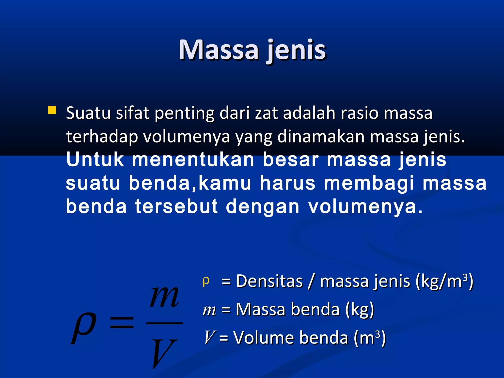 Massa jenis | PPT