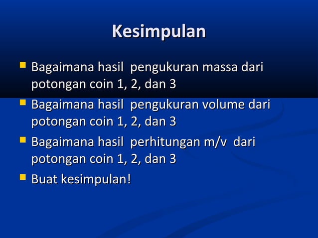 Massa jenis | PPT