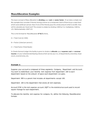 Mass Allocations | DOCX | Stocks and Bonds | Personal Investing