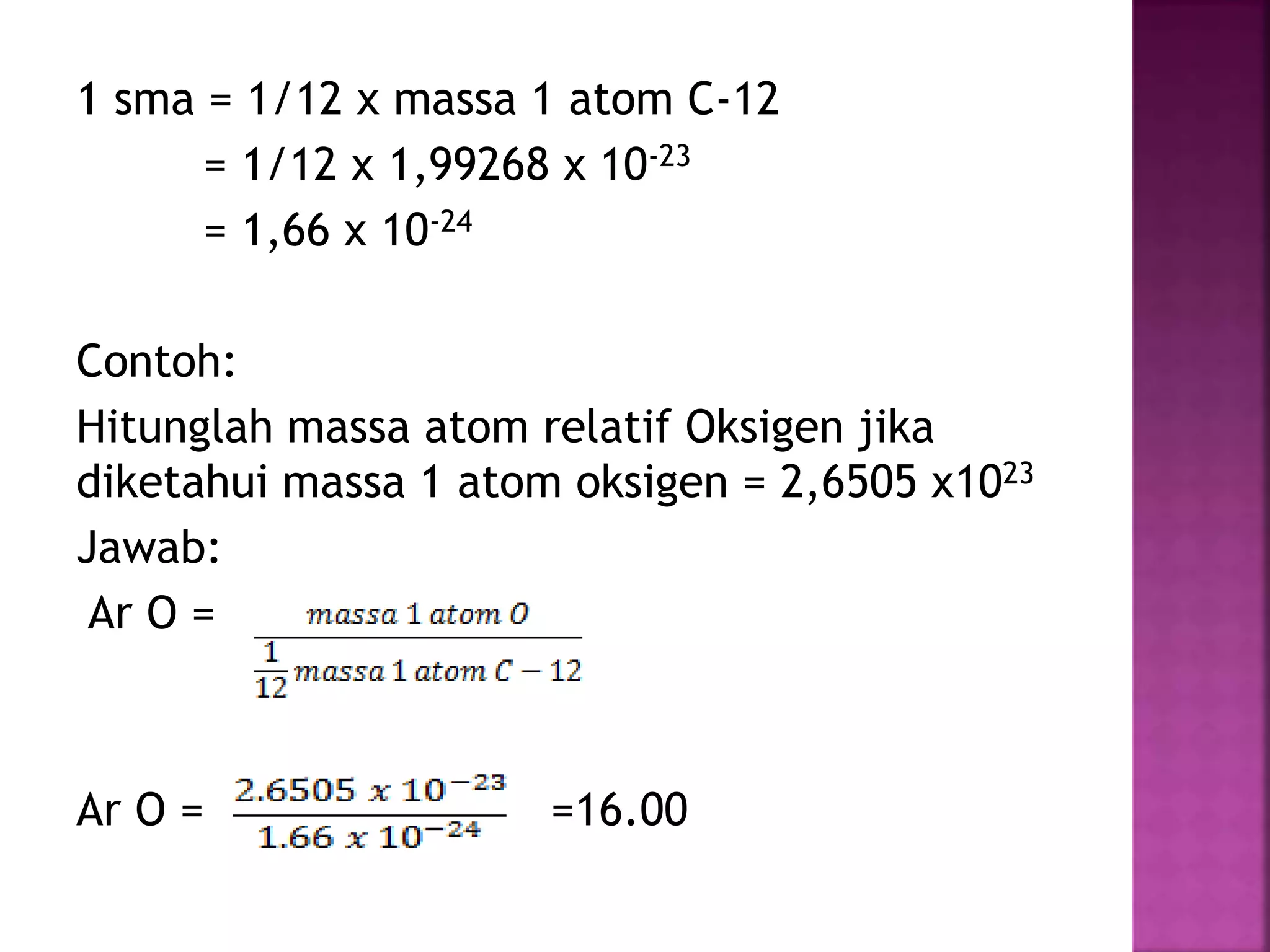 Massa molar | PPT