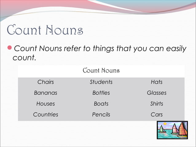 Mass and count nouns | PPT | Food & Drink