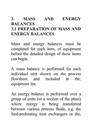 Mass and energy balance | DOCX