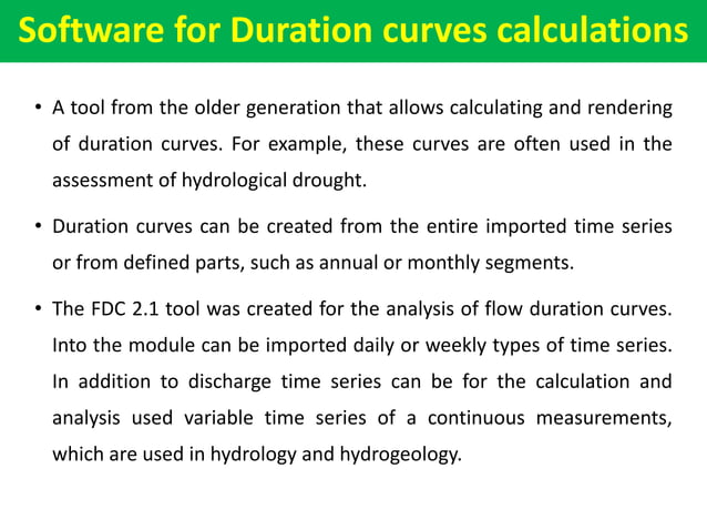 Mass And Flow Duration Curves Pptx Geography Science