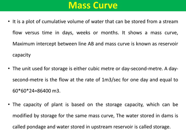 Mass and Flow duration curves | PPTX | Geography | Science