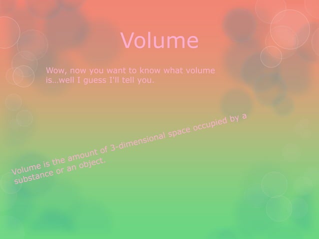 Mass and volume | PPT