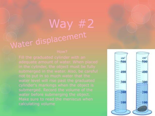 Mass and volume | PPT