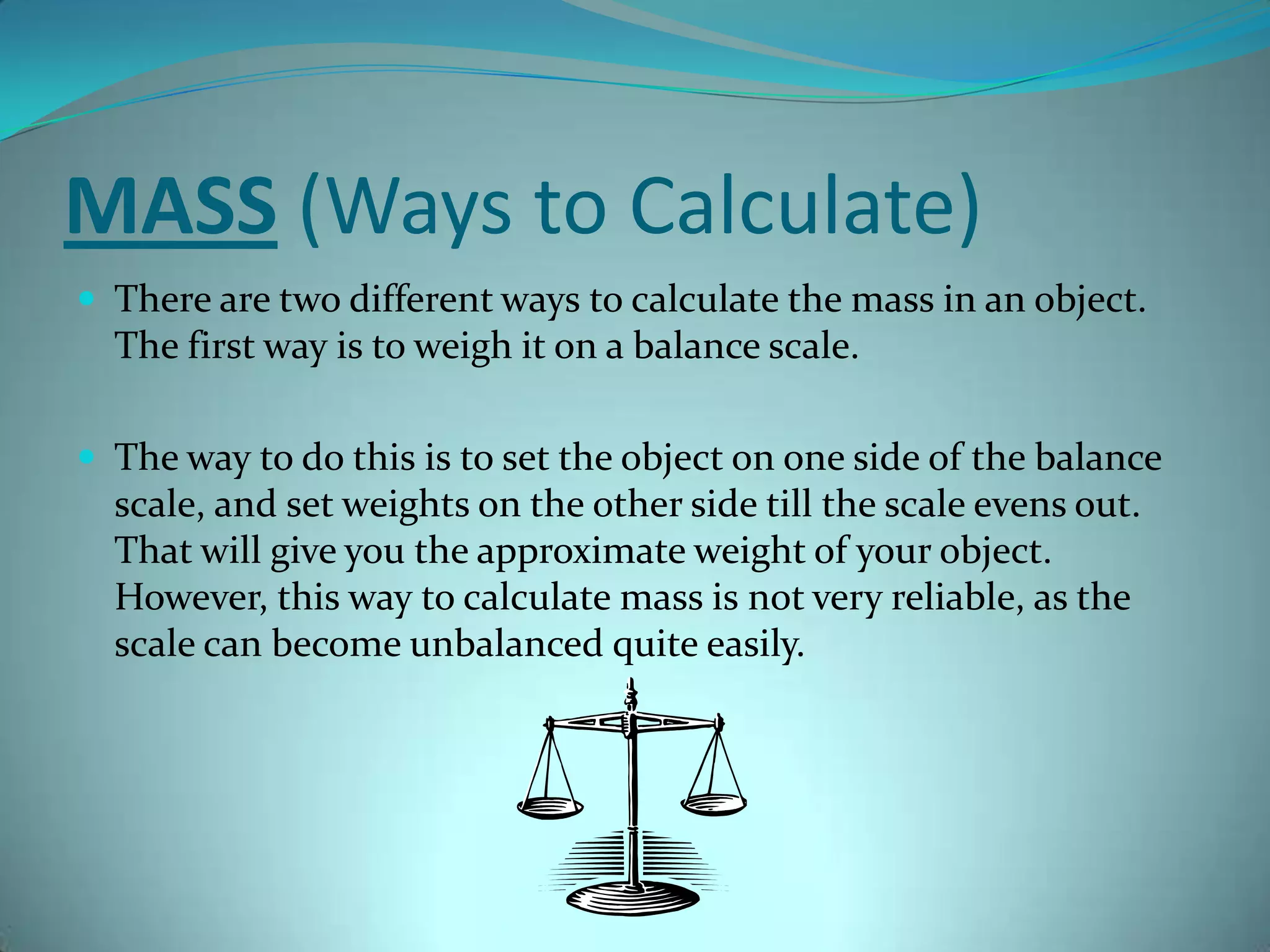 Mass and Volume | PPTX