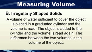 Mass and volume | PPTX