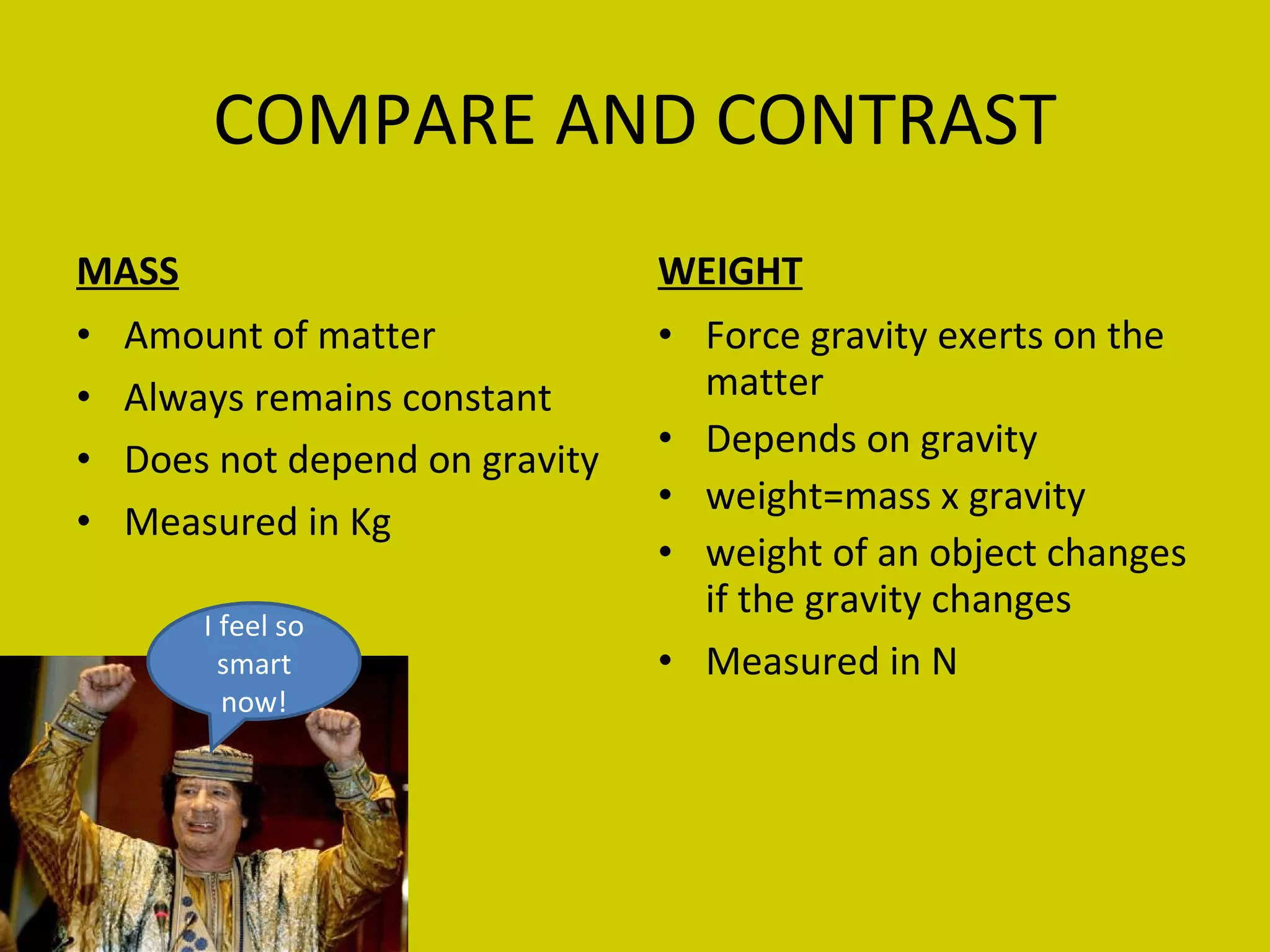 Mass and weight | PPT