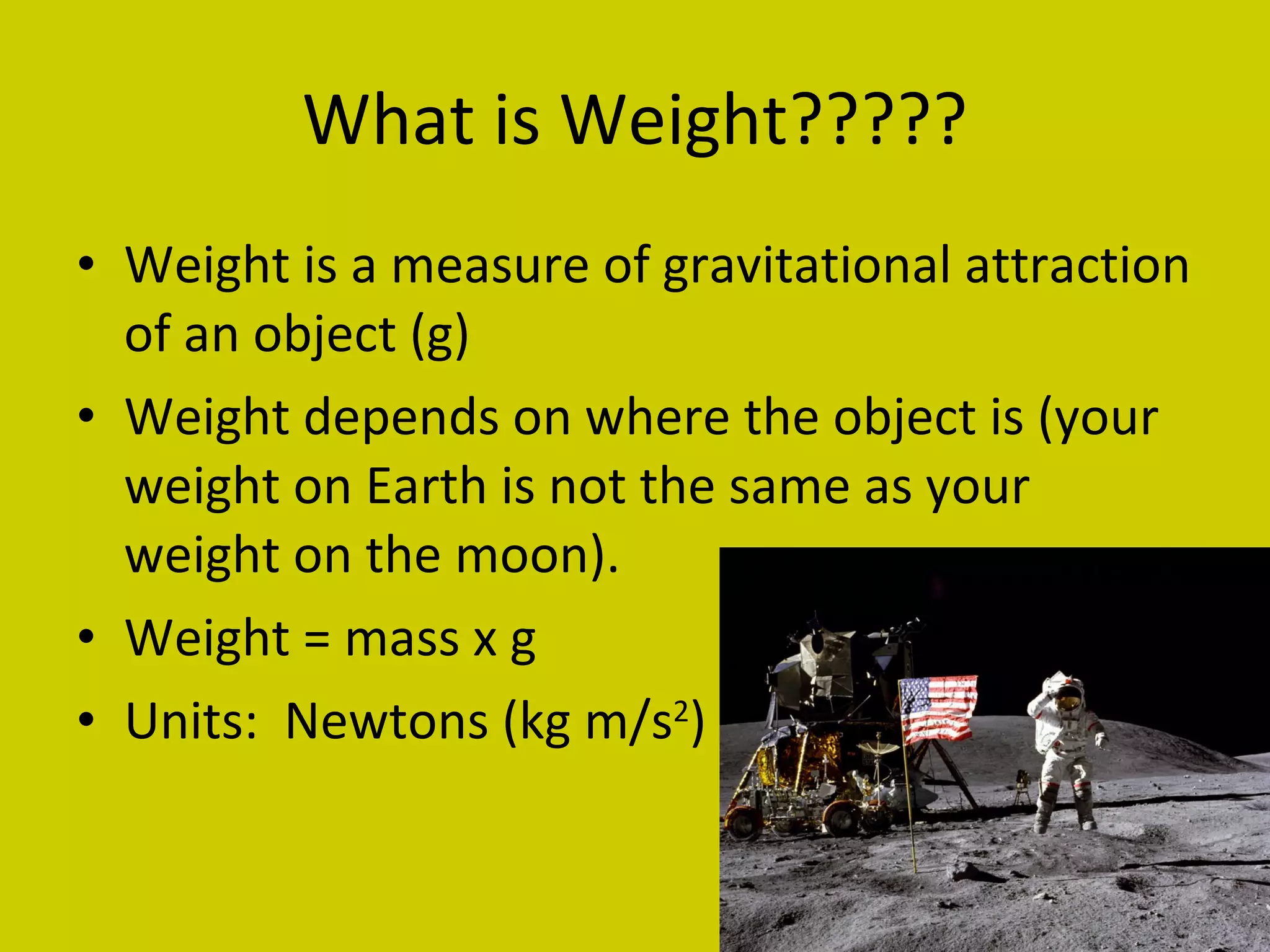 Mass and weight | PPT