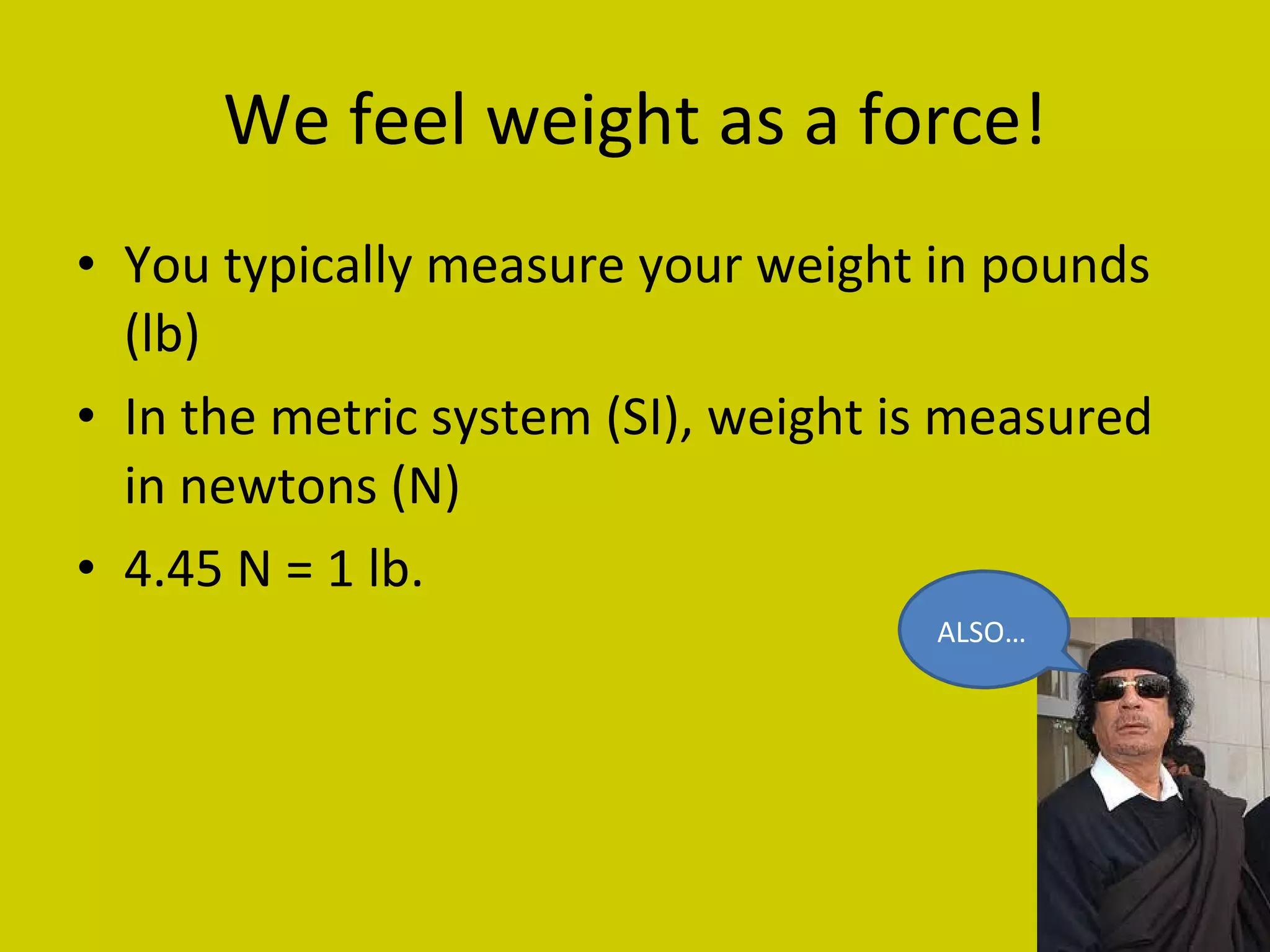Mass and weight | PPT