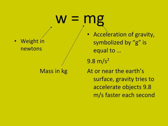Mass and weight | PPT | Physics | Science