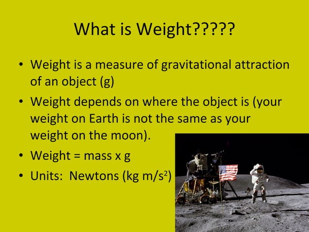 Mass and weight | PPT | Physics | Science