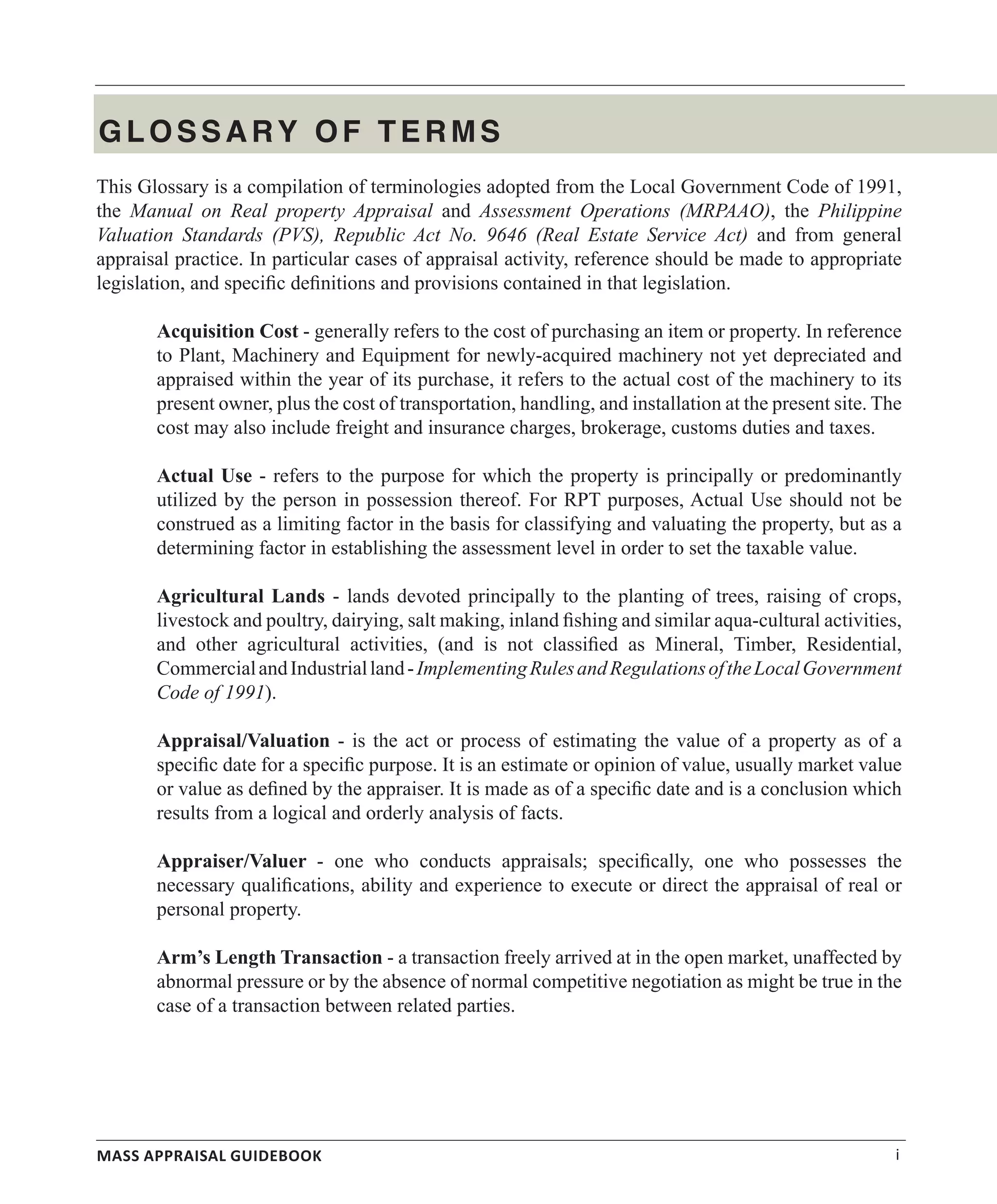 Mass Appraisal Guidebook | PDF