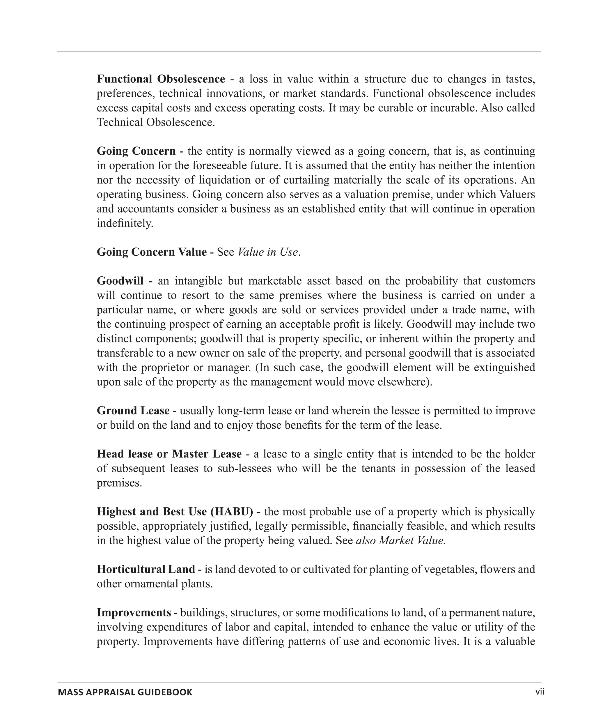 Mass Appraisal Guidebook | PDF