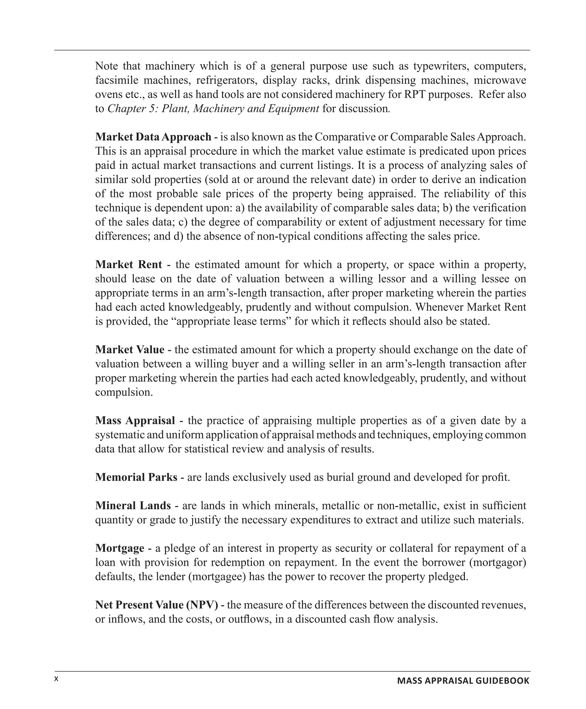 Mass Appraisal Guidebook | PDF