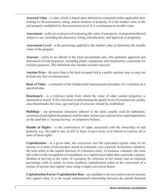 Mass Appraisal Guidebook | PDF